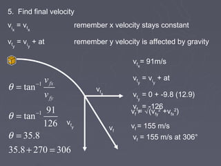 2 2-d kinematics notes | PPT