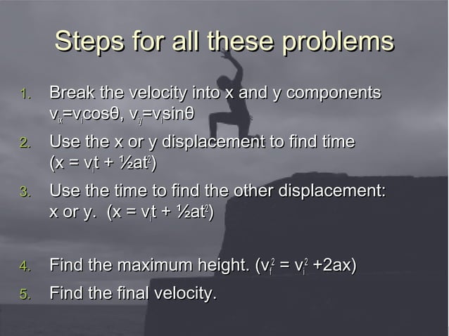 2D Kinematics Notes | PPT