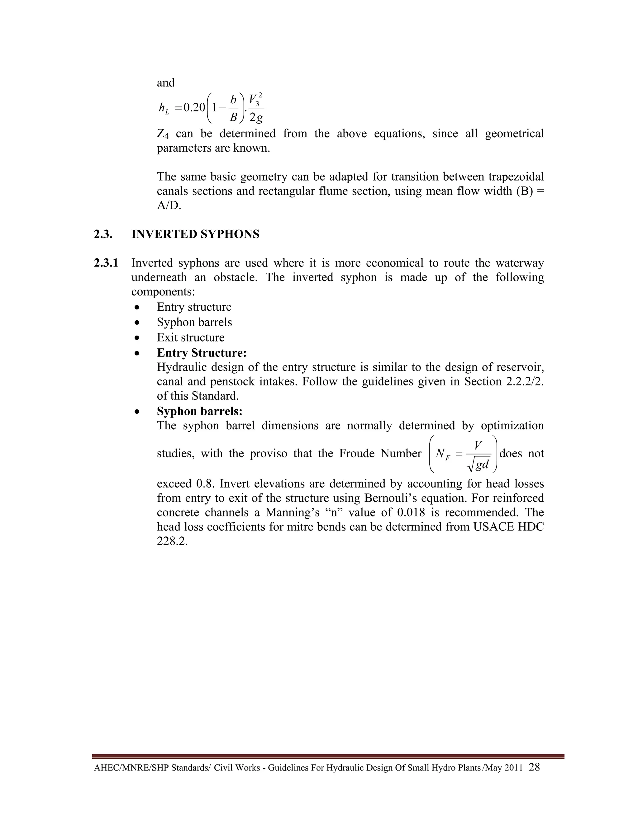 2.2 gl for-hydaulic_design_of_shp_project | PDF