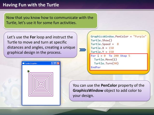 2.2 turtle graphics | PPTX