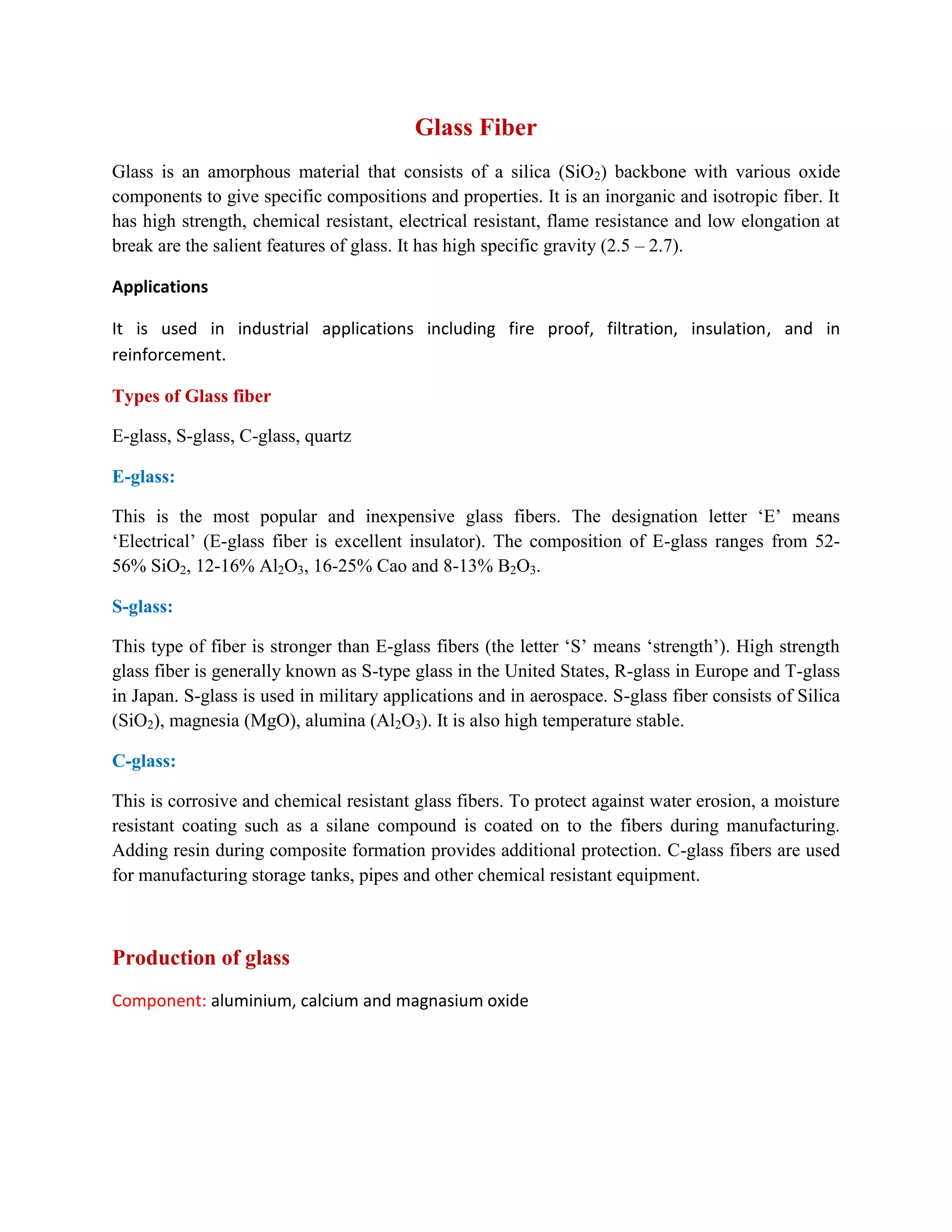 properties and application of technical textile fibers | PDF