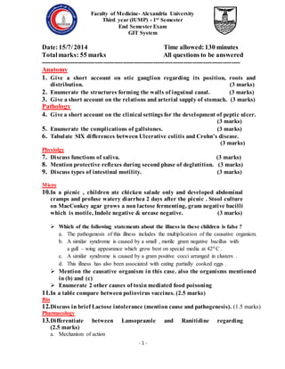2. git-end-semister-resit-exam-essay-questions | PDF