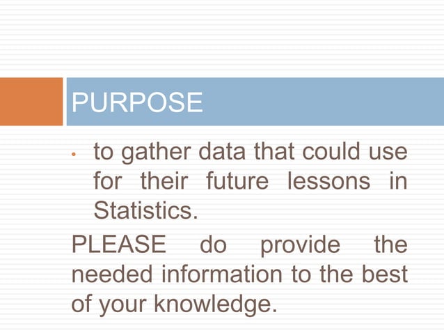 Data Collection Activity | PPTX | Education