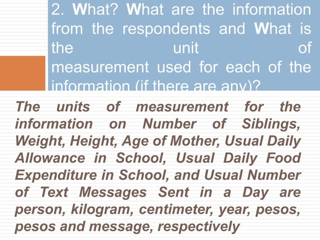 Data Collection Activity | PPTX | Education