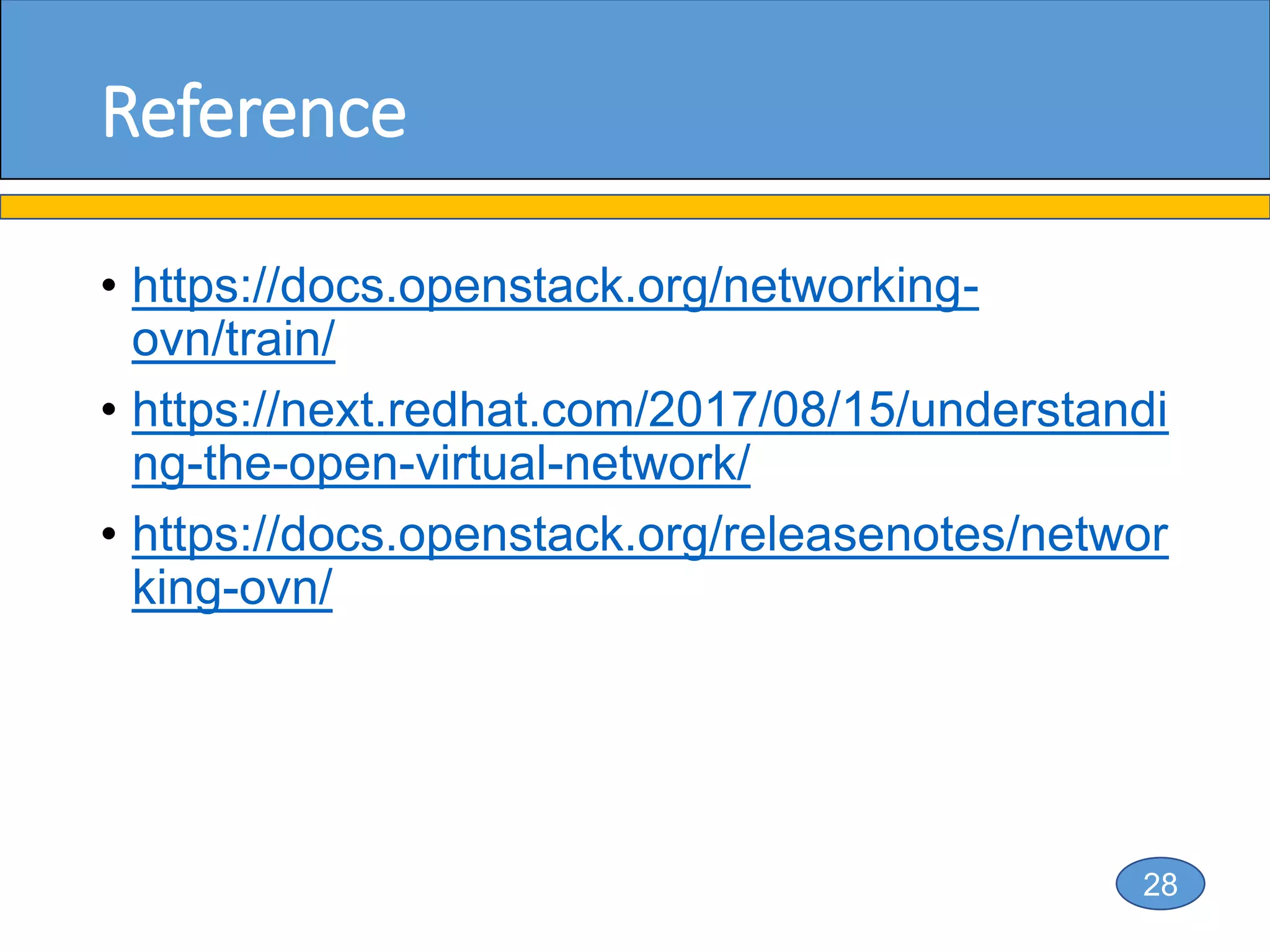 Meetup 23 - 02 - OVN - The future of networking in OpenStack | PPT
