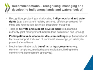 Linking Indigenous Communities with Regional Development | PPTX