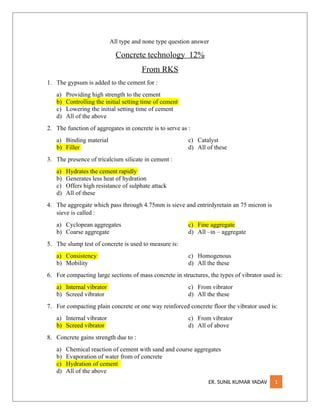 2.concrete technology | PDF