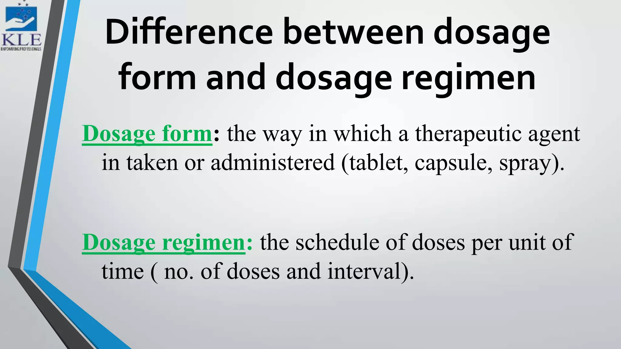 Design of Dosage form | PPTX