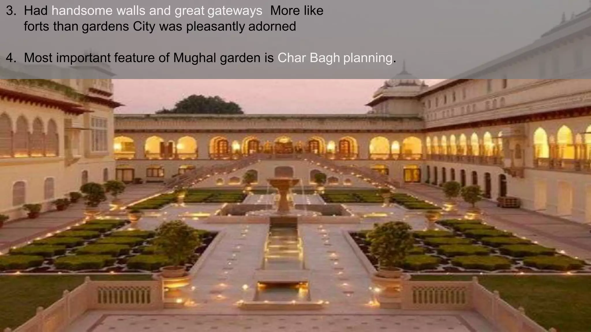 mughal garden and its featurew | PPTX