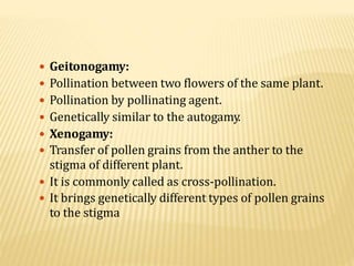 Sexual Reproduction In Flowering Plants | PPTX