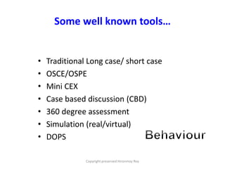 choosing right assessment method+ assessment of clinical skill ...