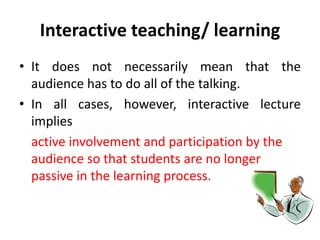 INTERACTIVE & INNOVATIVE TEACHING | PPTX