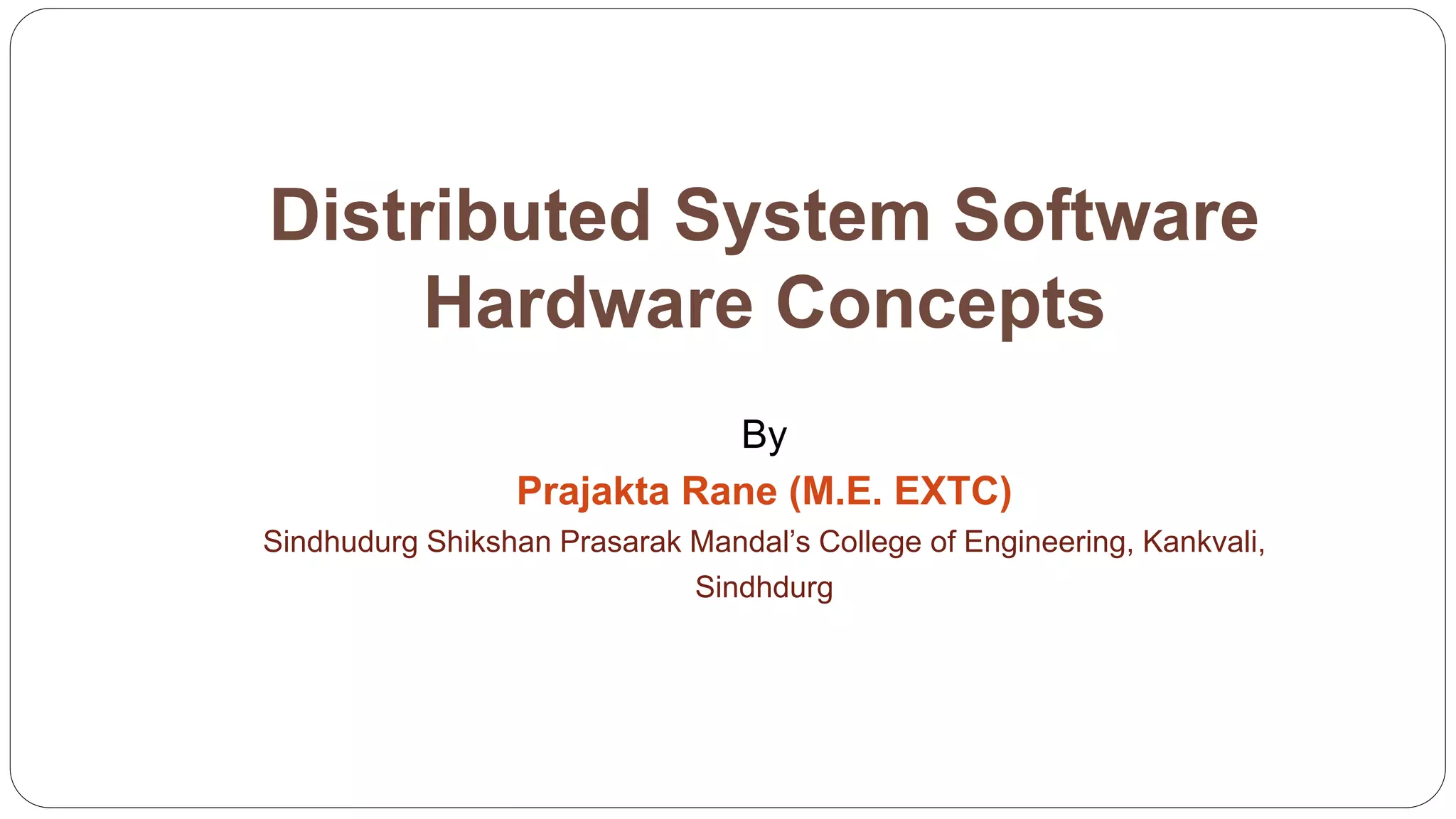 2 Distributed Systems Hardware And Software Concepts Pptx Operating Systems Computer