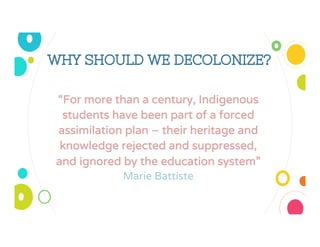2.5 - Decolonizing Education | PDF
