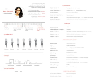 Arul's Architectural Portfolio | PDF