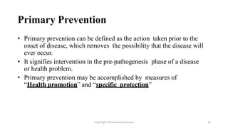 2. levels of prevention | PPT