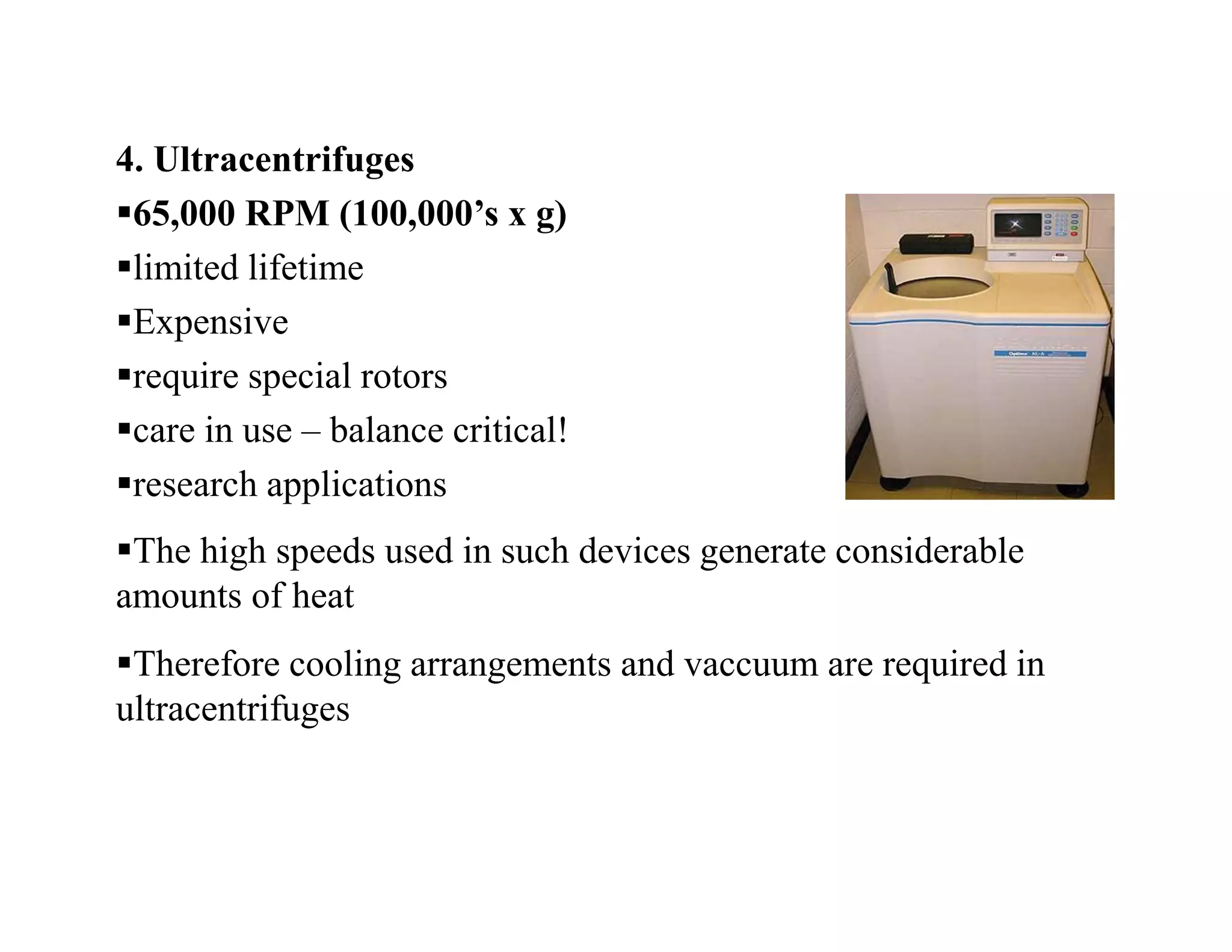 BioMedical Instrumentation-II Parts of centrifuge machine ...