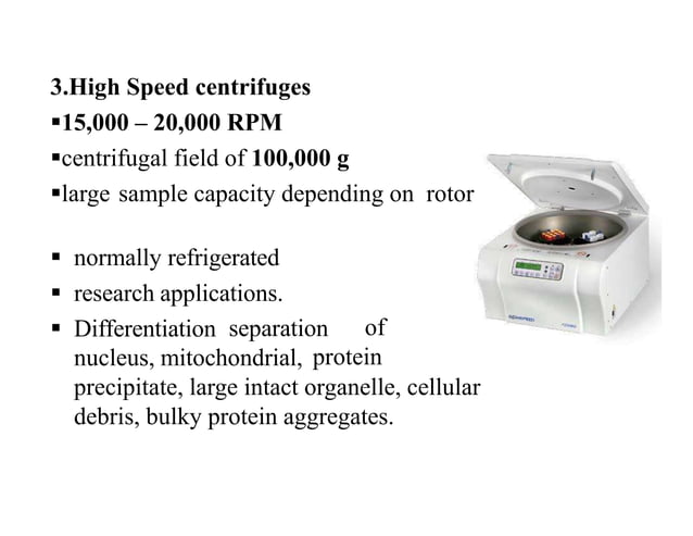BioMedical Instrumentation-II Parts of centrifuge machine ...