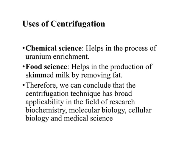 BioMedical Instrumentation-II Parts of centrifuge machine ...