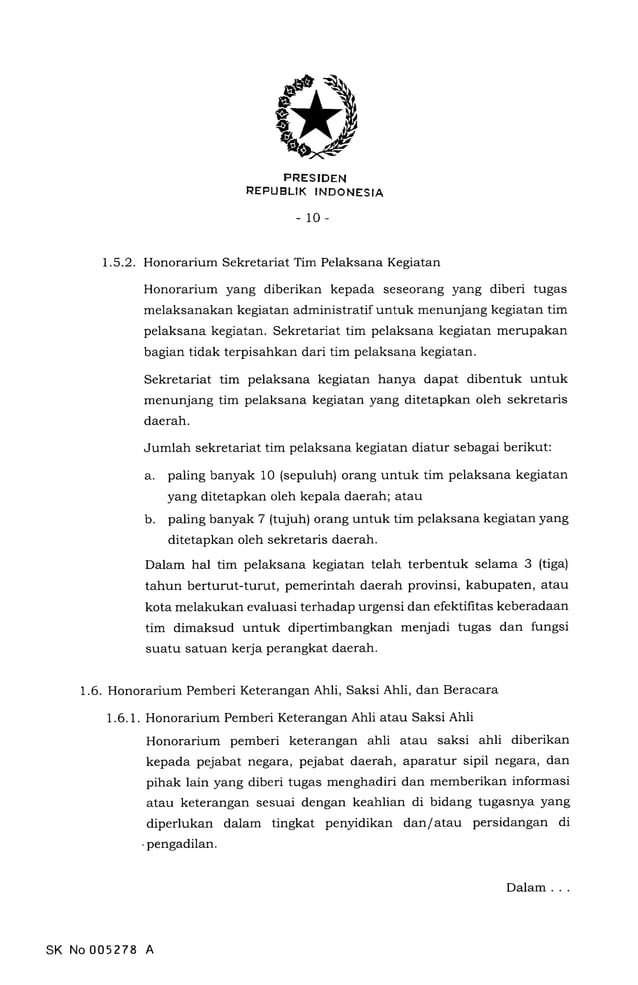 lampiran i perpres nomor 33 tahun 2020 | PDF