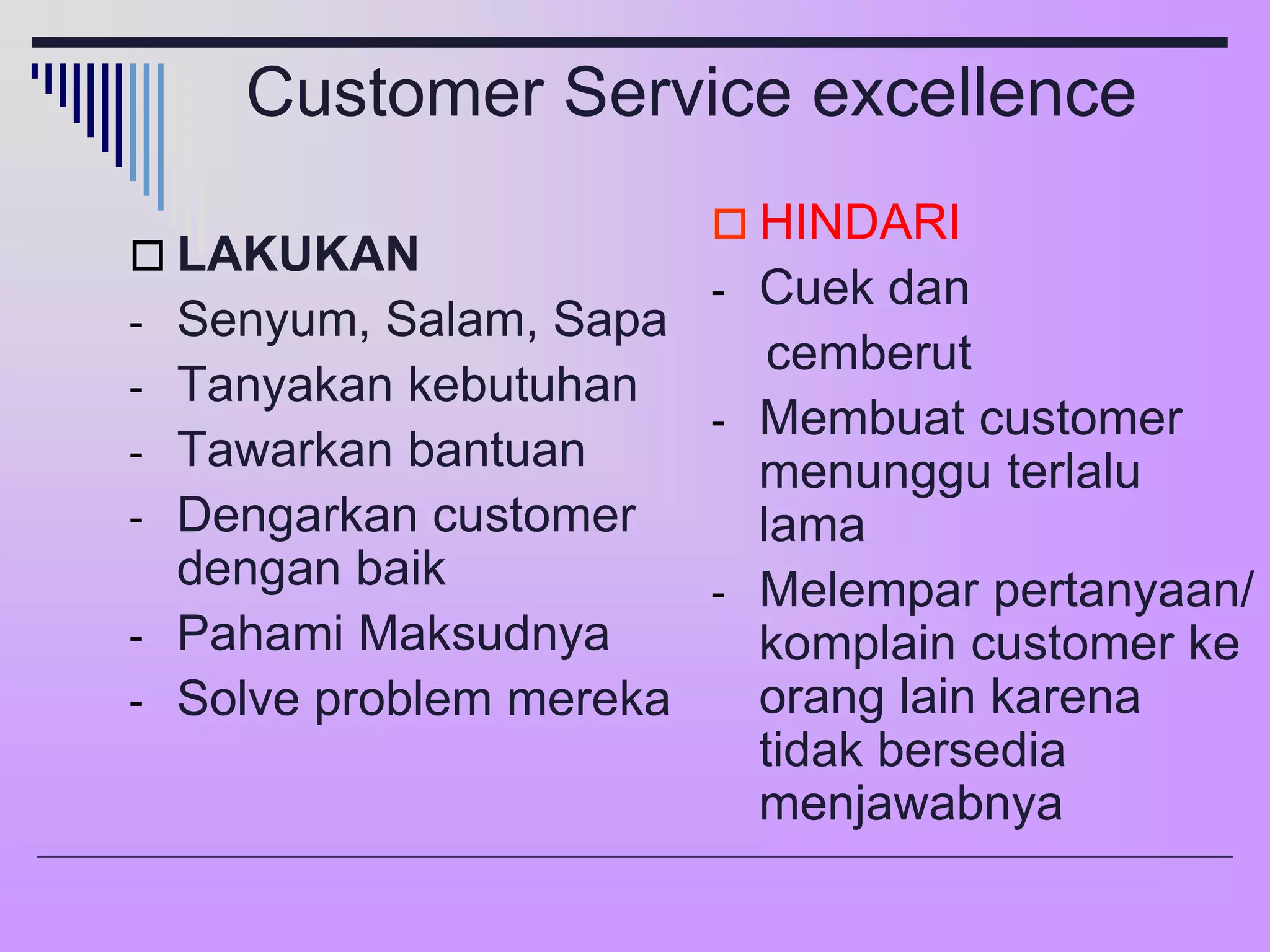 Konsep kepuasan & Mengenali Konsumen _ Materi Training "Marketing ...