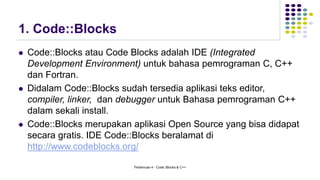 2. CodeBlocks & C++ | PDF