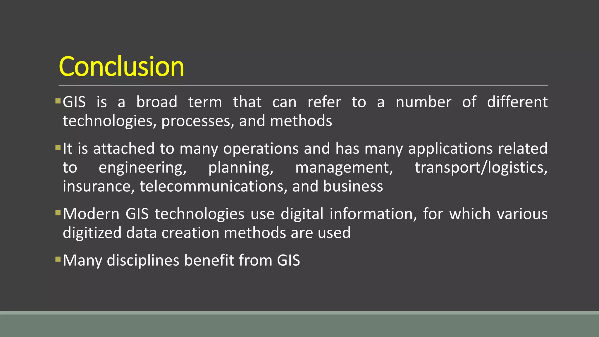 Introduction to GIS | PPTX