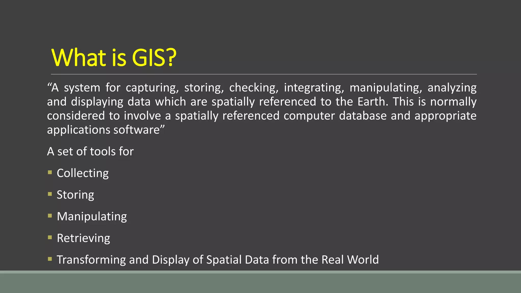 Introduction to GIS | PPTX