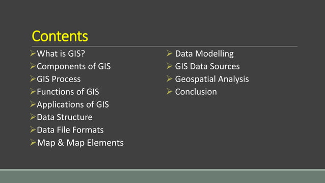 Introduction to GIS | PPTX | 3-D Graphics | Computer Software and ...