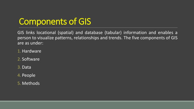 Introduction to GIS | PPTX | 3-D Graphics | Computer Software and ...