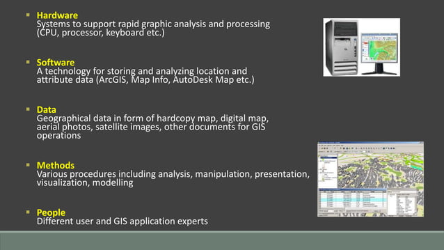 Introduction to GIS | PPTX | 3-D Graphics | Computer Software and Applications