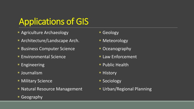 Introduction to GIS | PPTX | 3-D Graphics | Computer Software and ...