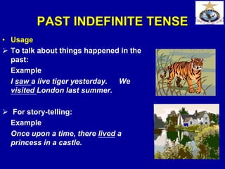 PAST INDEFINITE TENSE-MADE EASY | PPT