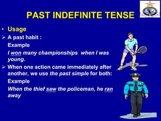 PAST INDEFINITE TENSE-MADE EASY | PPT