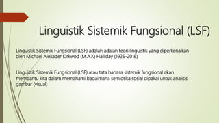 Linguistik sistemik fungsional | PPTX
