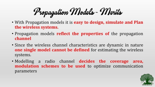 2 Wireless Propagation Models Free Space Propagation