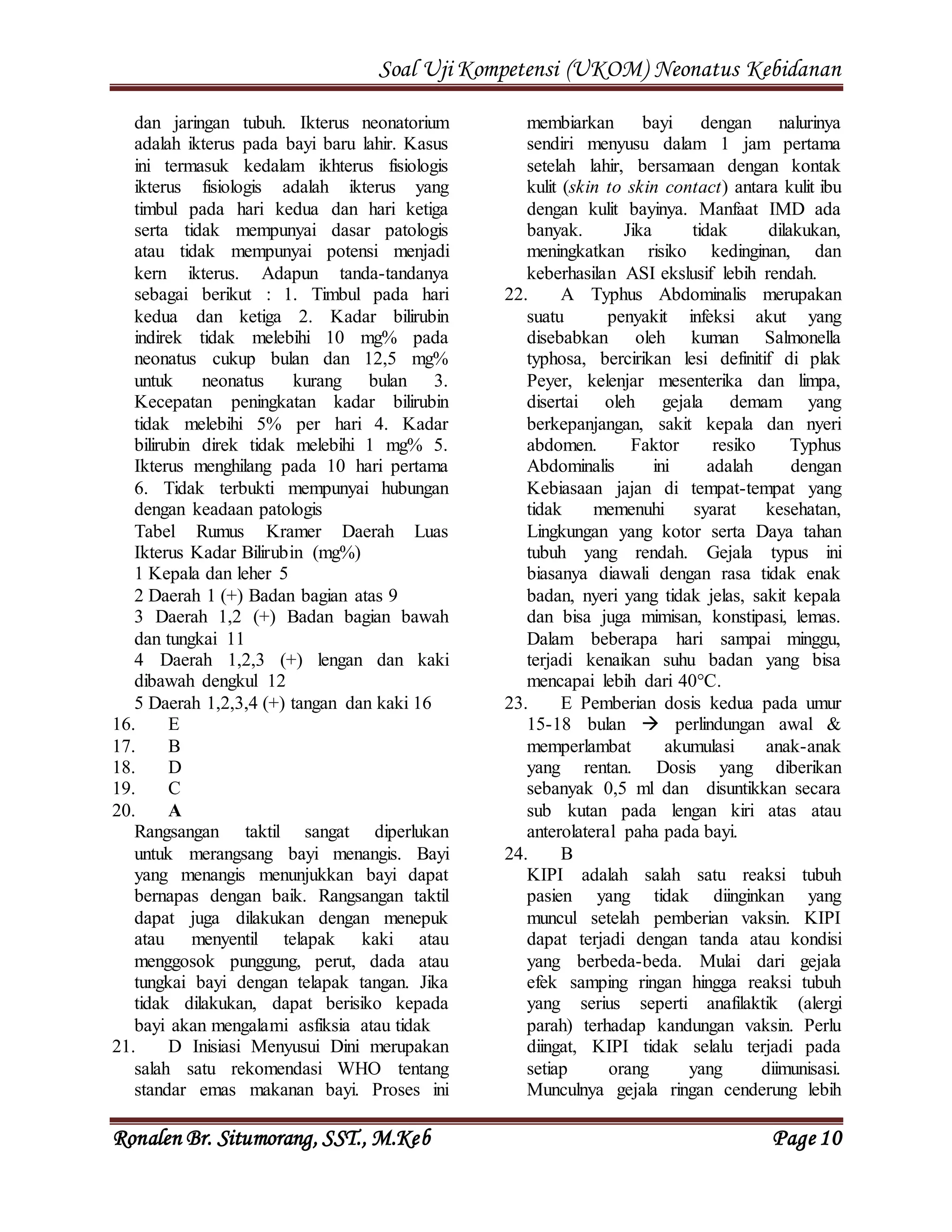 2. soal ukom neonatus 2020 ronalen situmorang fix ok | DOCX