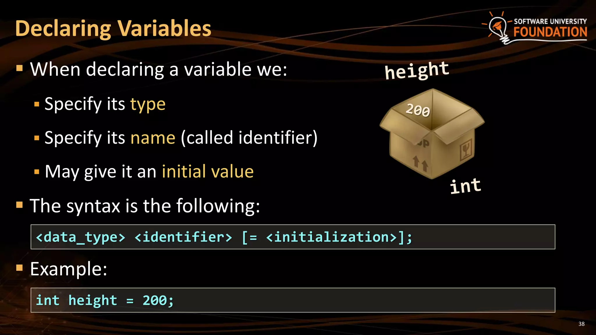 02 Primitive Data Types And Variables Pptx Programming Languages