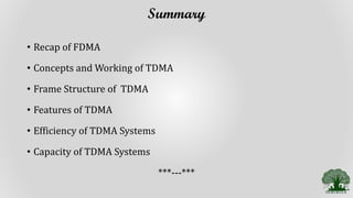 2.3 time division multiple access | PDF