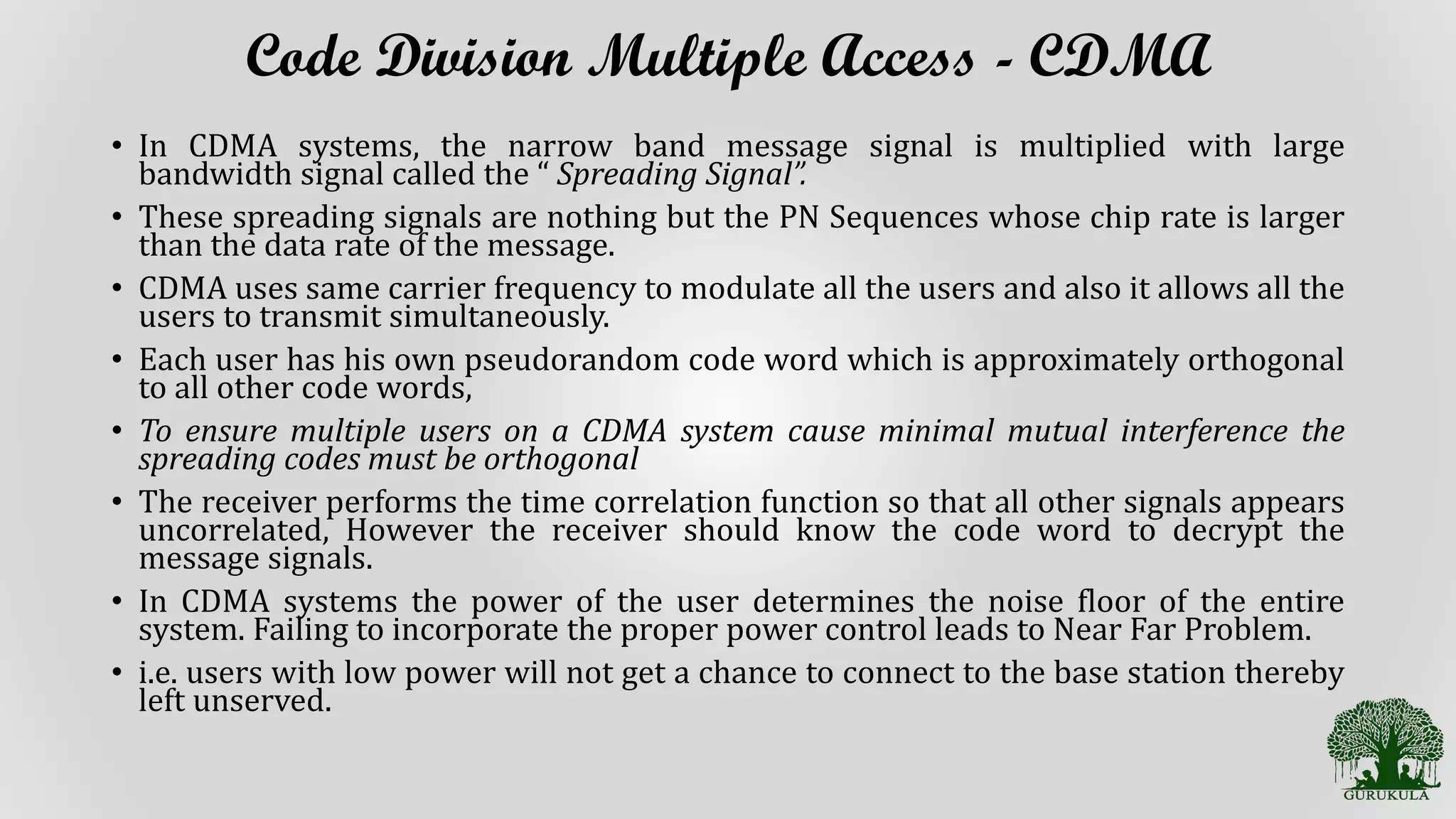 2.4 code division multiple access | PDF