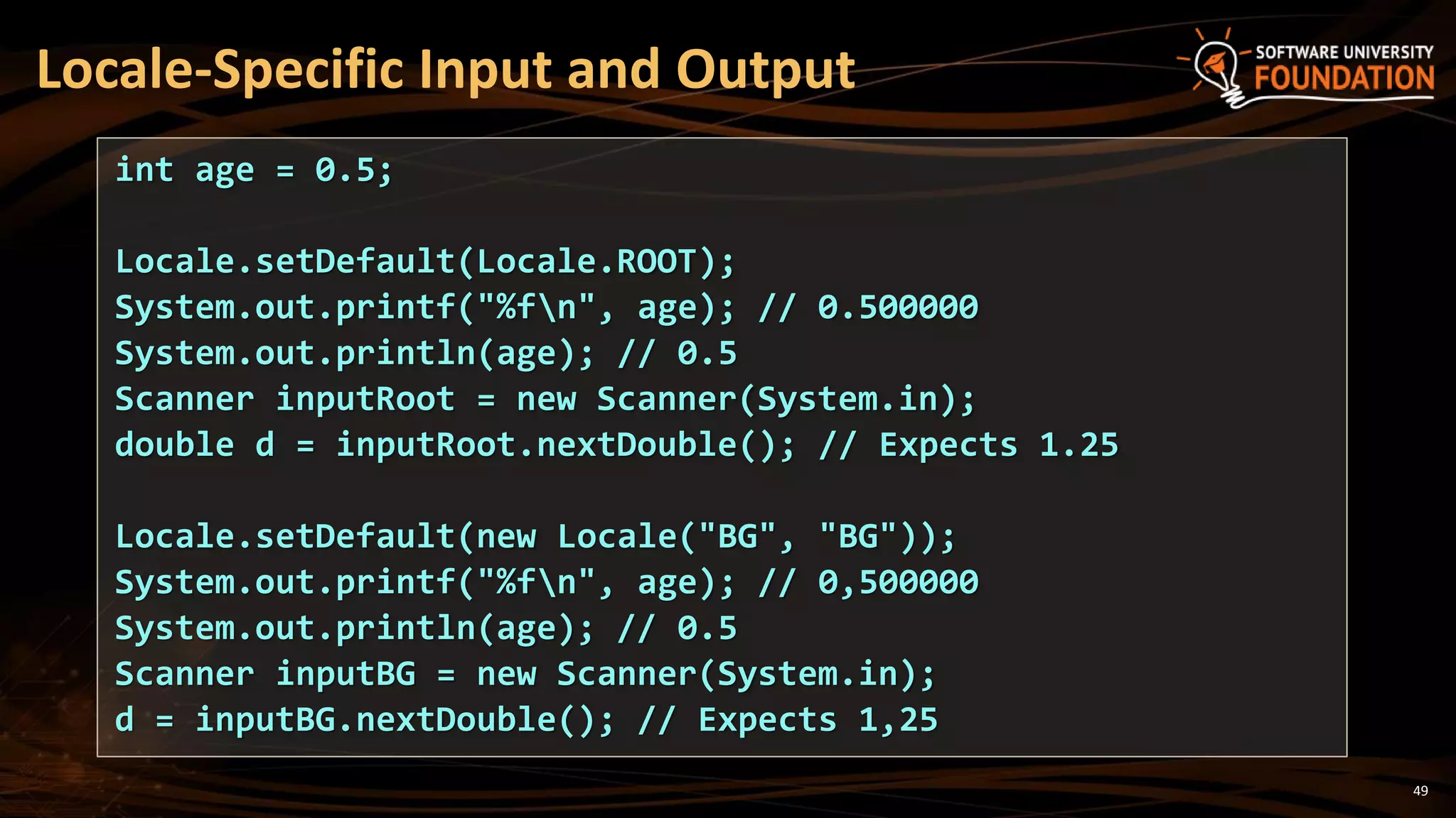 03 and 04 .Operators, Expressions, working with the console and conditional statements | PPT