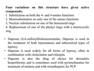 Sulphonamides- Anti bacterial- Medicinal Chemistry-Pharmacy | PDF