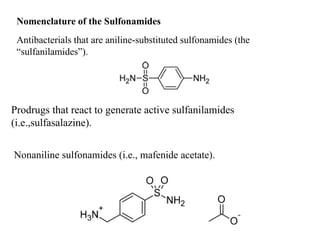 Sulphonamides- Anti bacterial- Medicinal Chemistry-Pharmacy | PDF