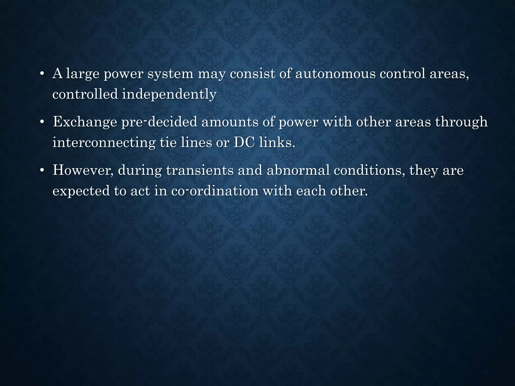 Power System Control | PPTX