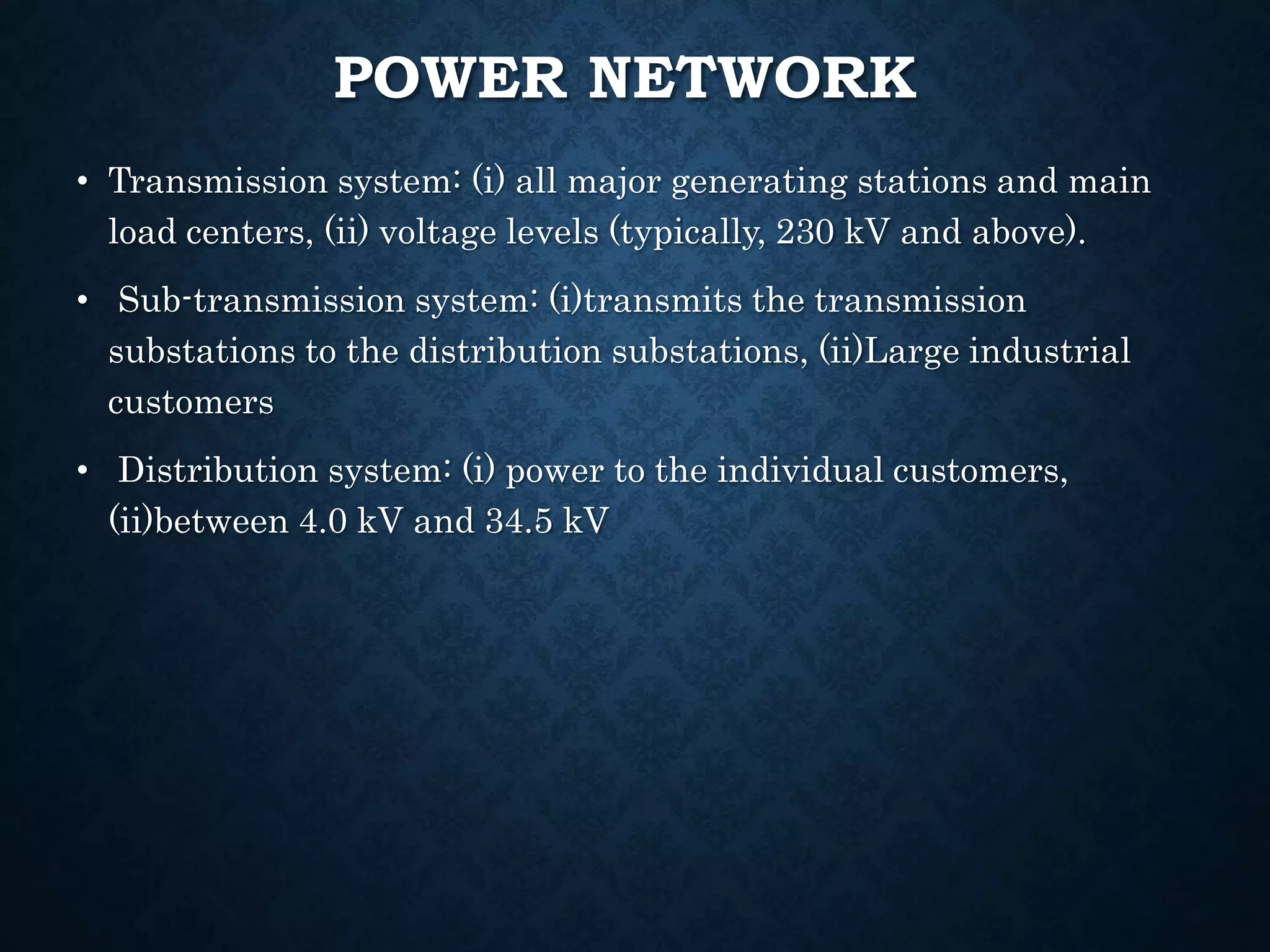 Power System Control | PPTX