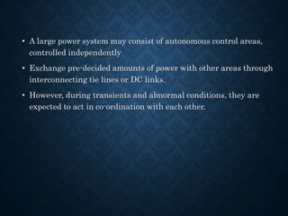 Power System Control | PPTX