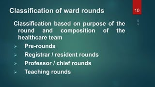 Ward round kosey | PPT