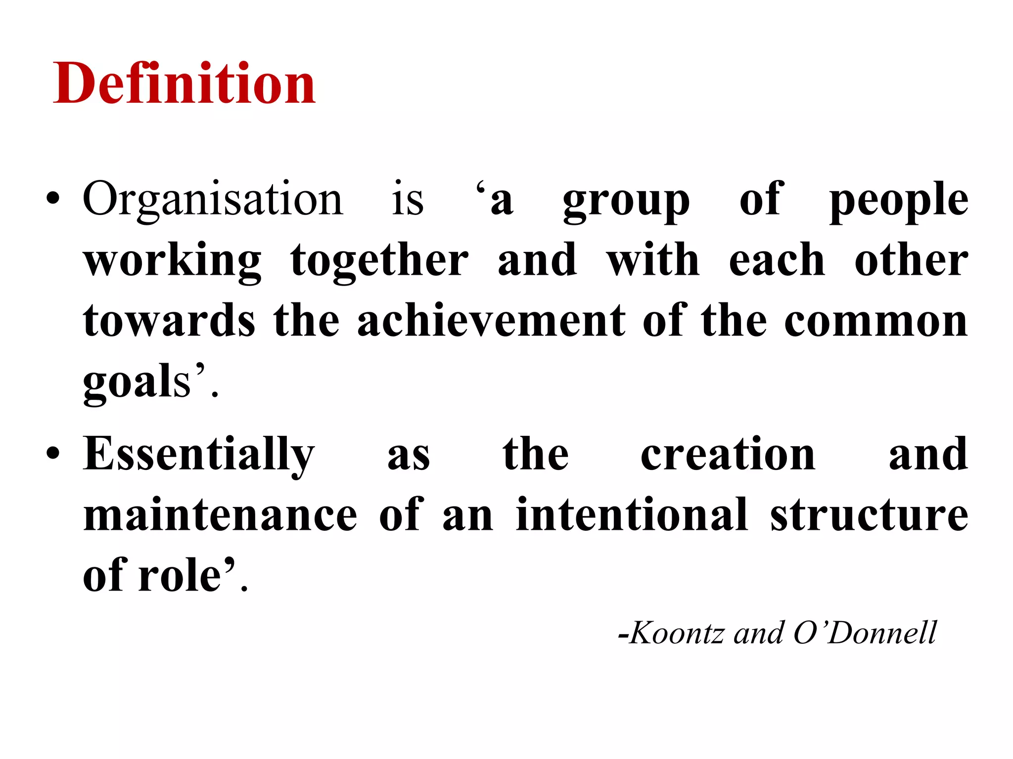 Organization- Management Process | PPT