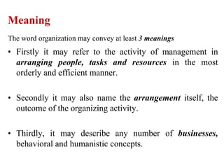 Organization- Management Process | PPT
