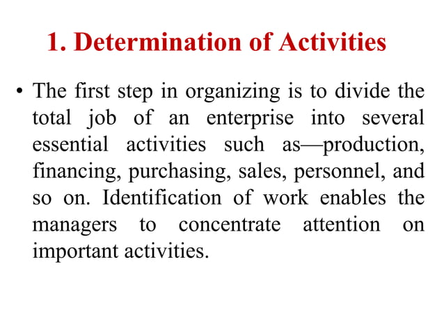 Organization- Management Process | PPT | Business | Business and Finance